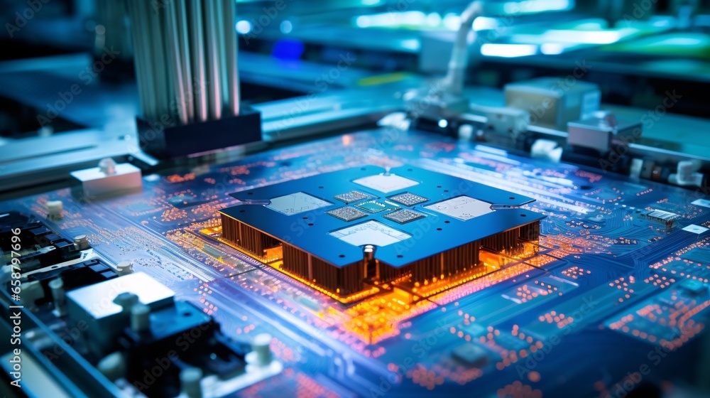 Precision at the Microscopic Level Semiconductor Wafers Transformed ...