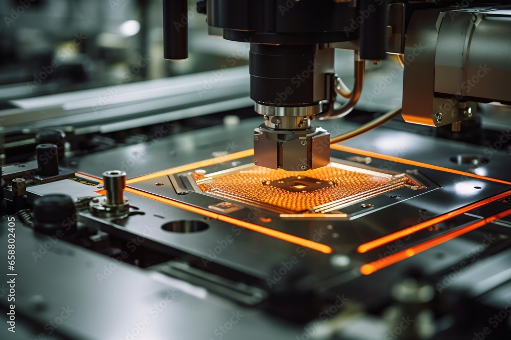 Precision at the Microscopic Level Semiconductor Wafers Transformed ...