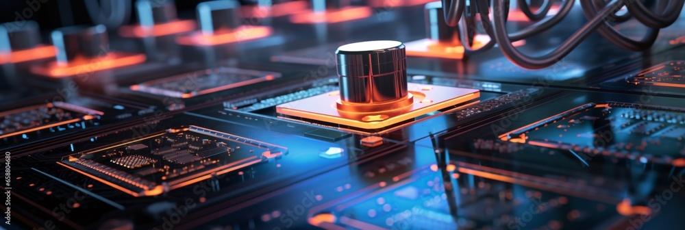 Precision at the Microscopic Level Semiconductor Wafers Transformed ...