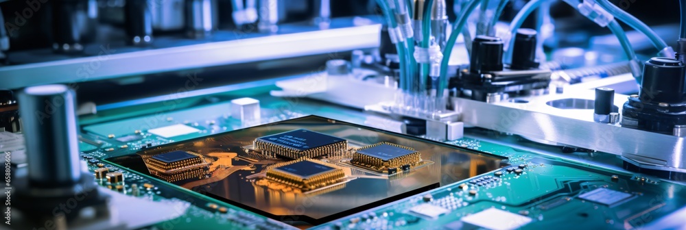 Precision at the Microscopic Level Semiconductor Wafers Transformed ...