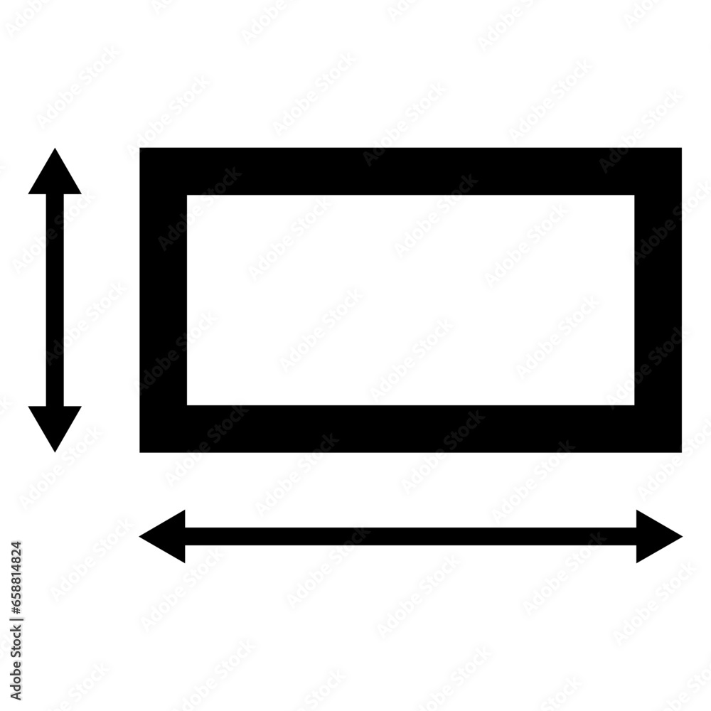 Aspect ratio, 16x9, 16:9, wide, widescreen, landscape, icon, symbol ...