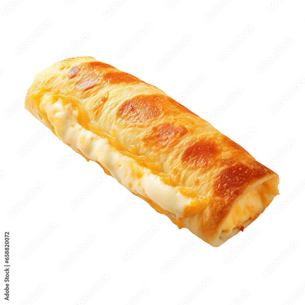 Baked cheese roll isolated on transparent background, Borek, Burek ...
