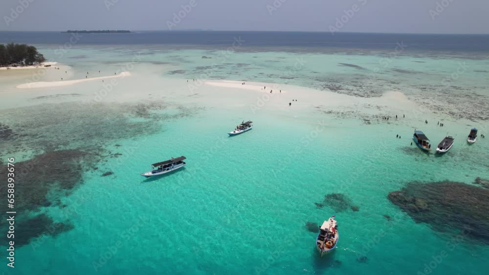 Vidéo Stock Karimunjawa Island, a small paradise in the north of Java ...