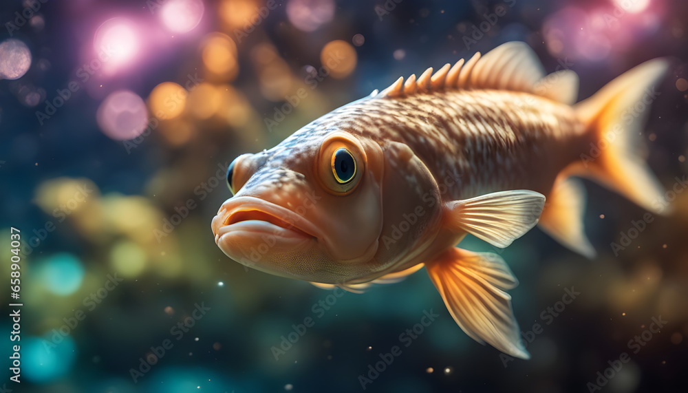 Photo & Art Print Stargazer fish, ultra hd, 4k, 8k, ai generated, Ebad