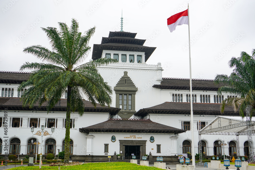Bandung, Indonesia - October, 2023 : Gedung Sate is a public building ...