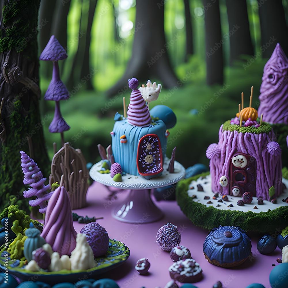 Step into a whimsical dessert fairytale. Professional DSLR and ...