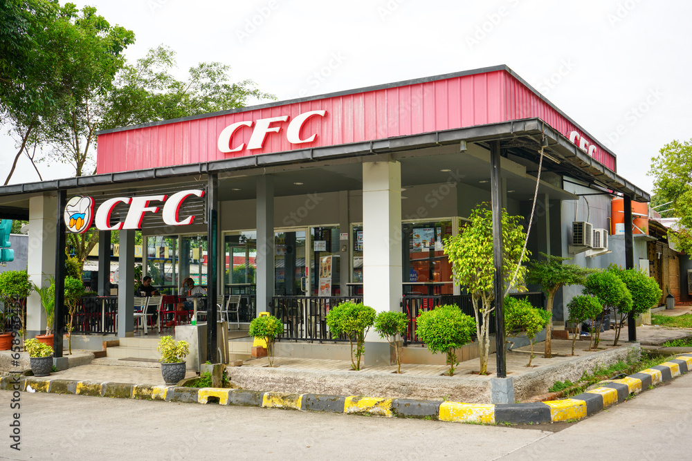 Tegal, Indonesia - May, 2023 : One of the fast food restaurant named ...