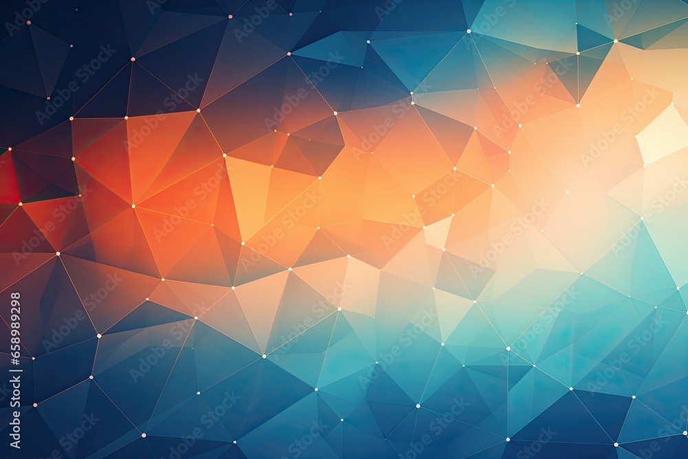 Abstract polygonal background. Triangular low poly background with ...