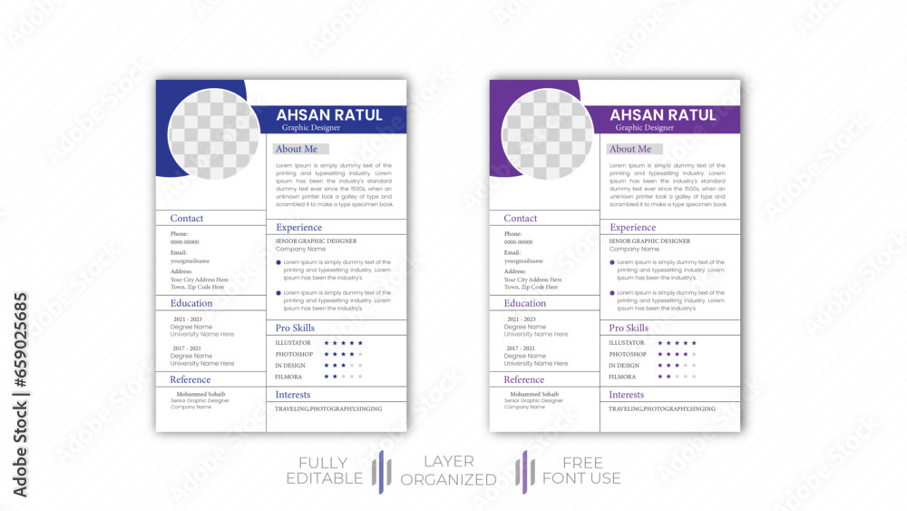 Clean and minimal hr-Approved Job Application Design 2024 Stock Vector ...