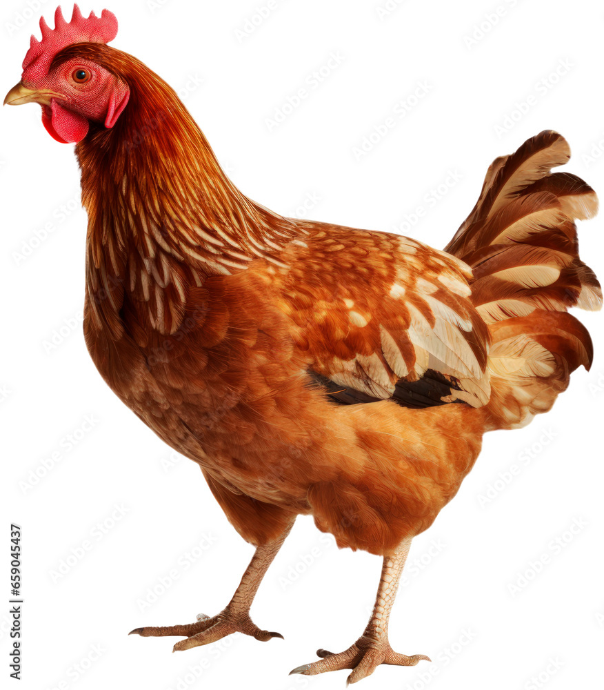 chicken transparent background clipart PNG Stock Photo | Adobe Stock