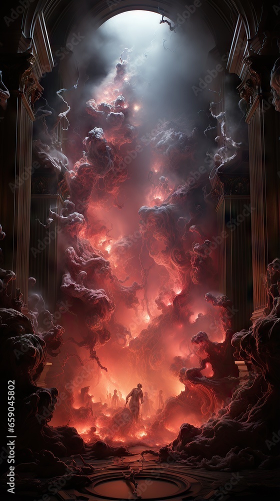 fantasy background transports you to a mystical and surreal world where ...