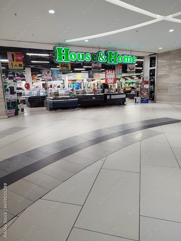 Front of Checkers House and Home retail and furniture shop on 08th ...