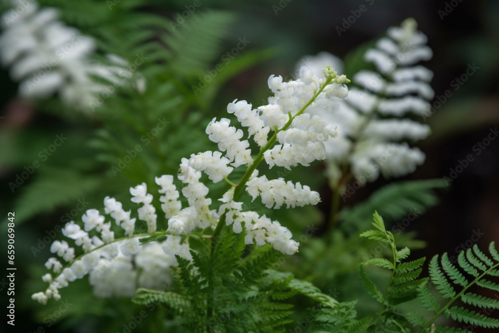 Flowering fern that, according to legend, blooms one night from July ...