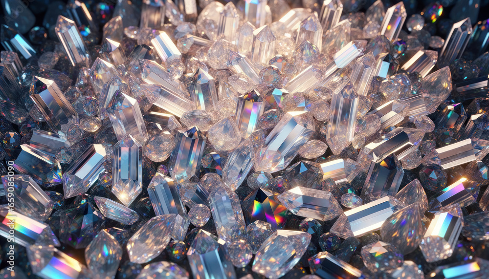 High-resolution background featuring a myriad of realistic glass ...