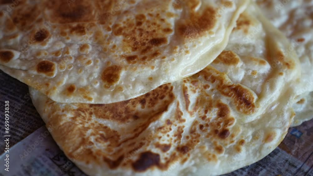 Paratha, parota, porota, parantha, roti, ruti, bread, Indian ...