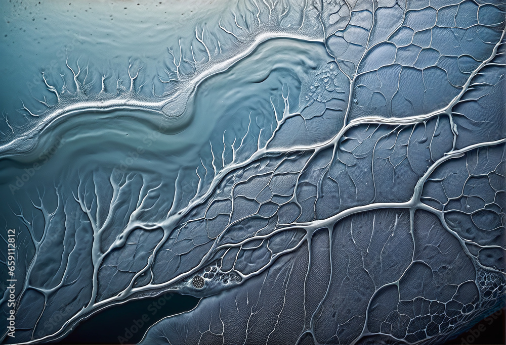 Under the microscope- background macro for scientific medical concept ...