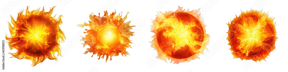 Solar Flares clipart collection, vector, icons isolated on transparent ...