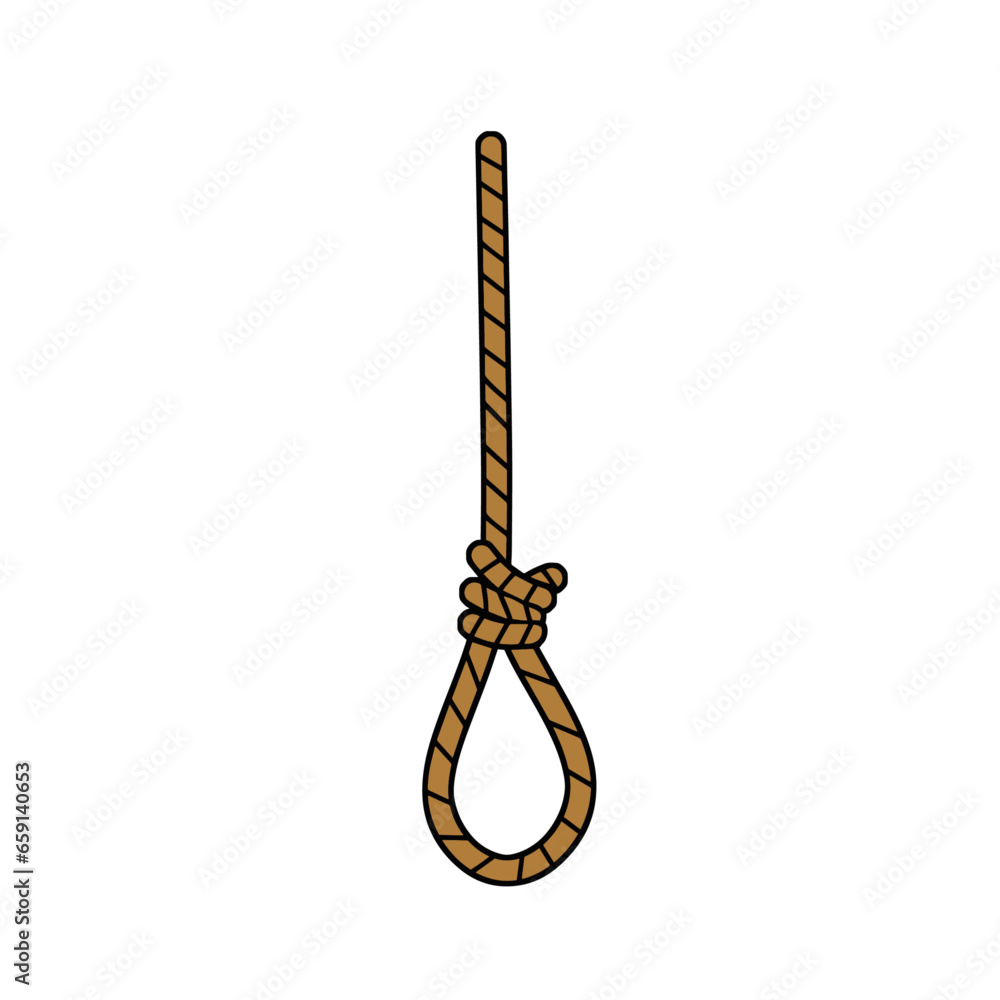 Gallows. Execution and punishment. Set of Old Brown object. Medieval ...