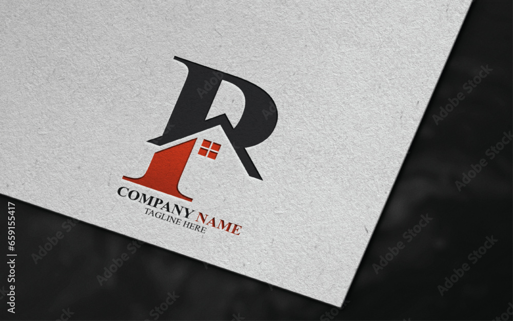 P letter real estate logo design, Unique real estate logo, Creative ...