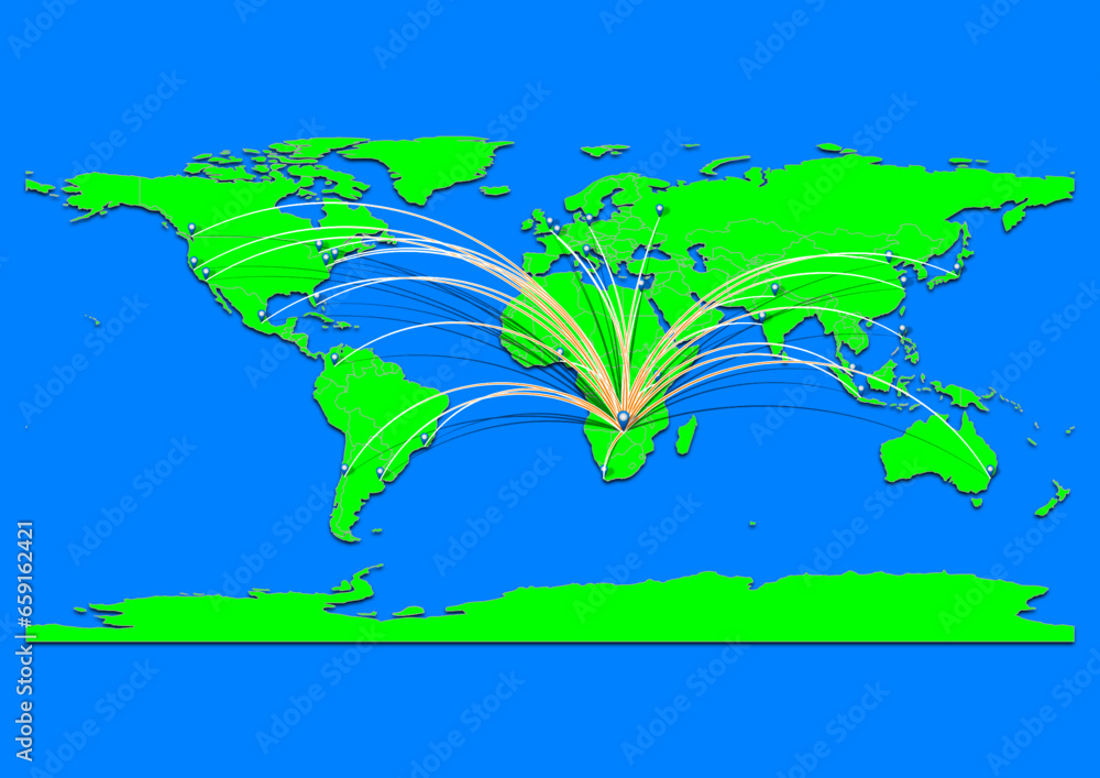 Kasane, Botswana map - Concept map for Kasane, Botswana on World map ...