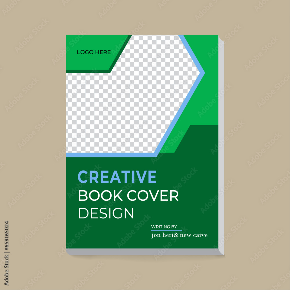 Modern and Business Book Cover Design , theme book cover template A4 ...