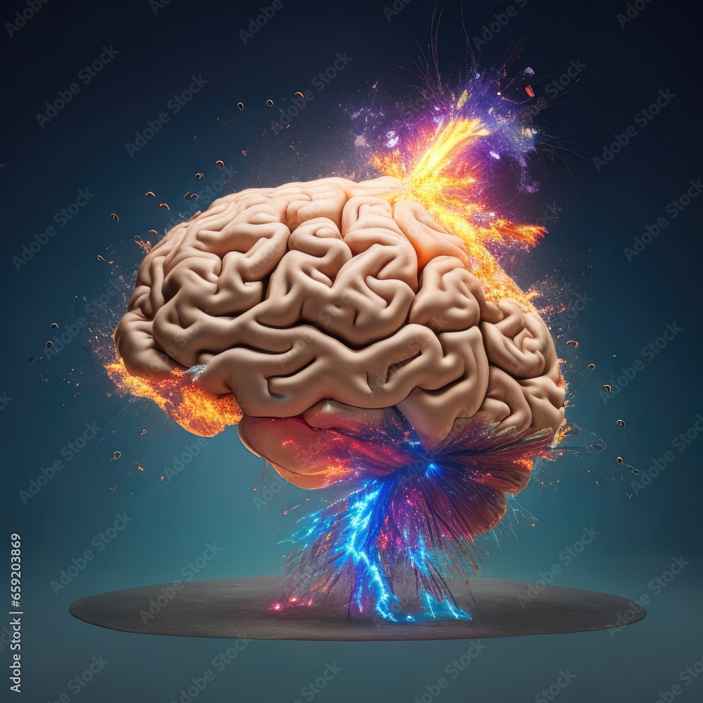Unleashing the boundless potential of the mind, a creative depiction of ... Unleashing the boundless potential of the mind, a creative depiction of ...