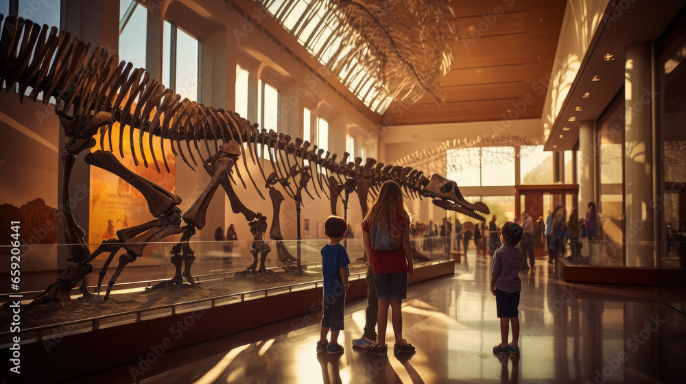 Generative AI, children, schoolchildren on an excursion to the ...