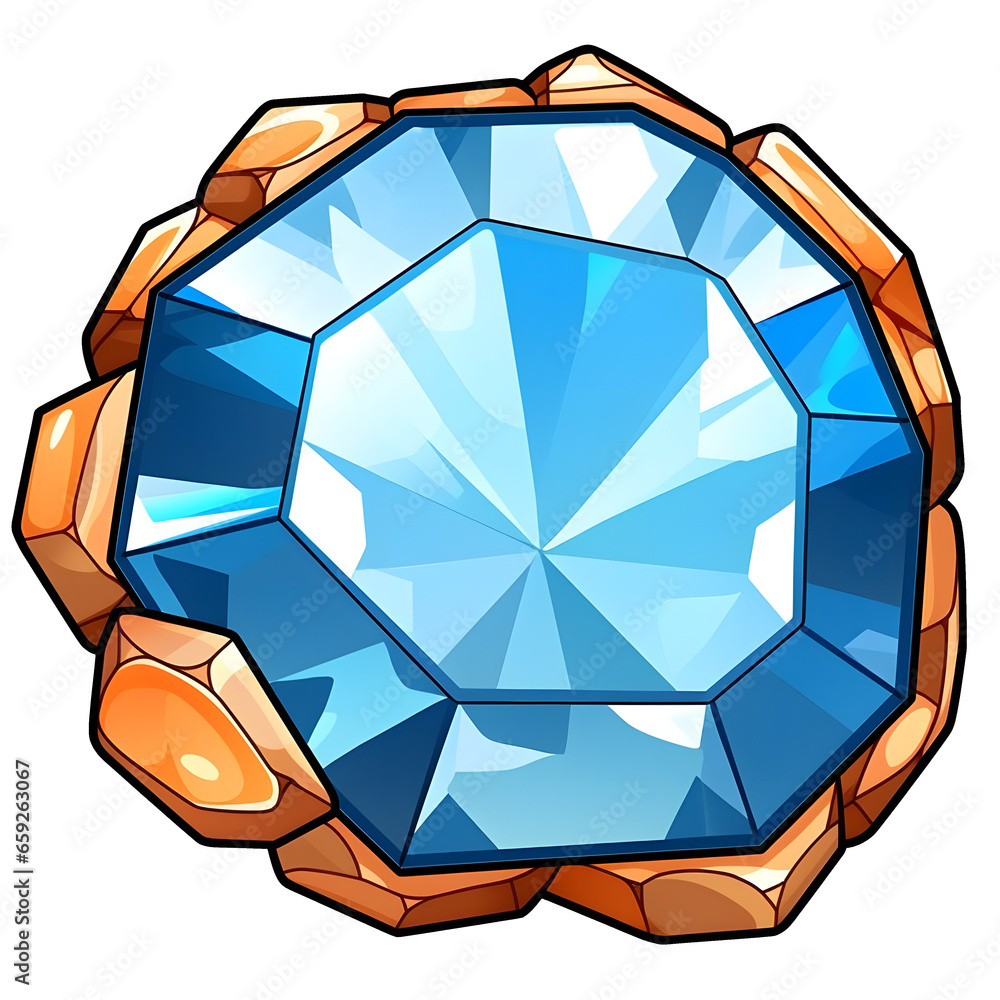 cartoon clipart of Topaz, cartoon gem clipart, jewellery clipart ...