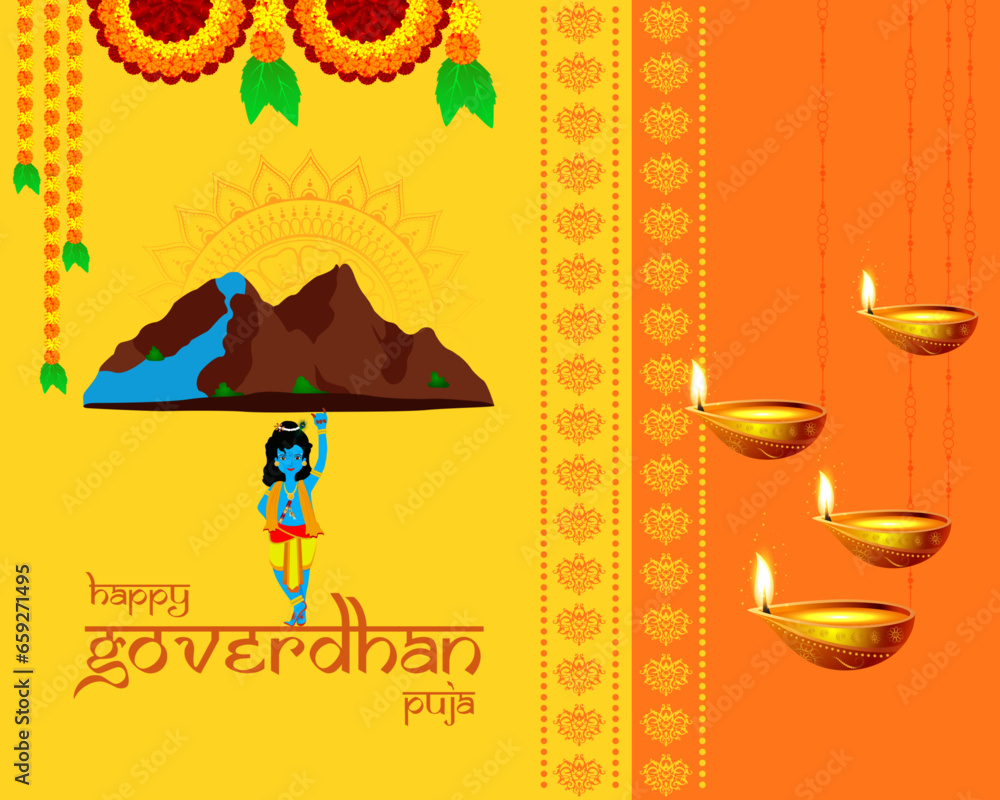 Govardhan Puja is a Hindu festival that honors Lord Krishna's act of ...