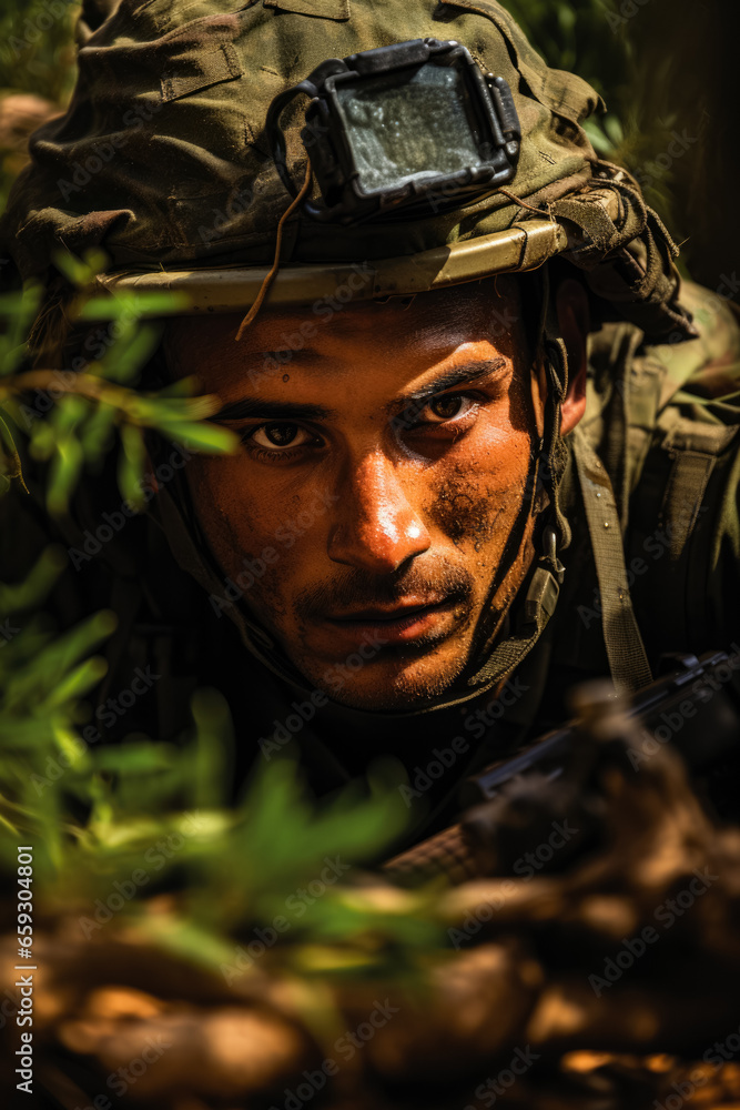 Overcoming Panic: Capturing a solitary Israeli soldier's attempts to ...