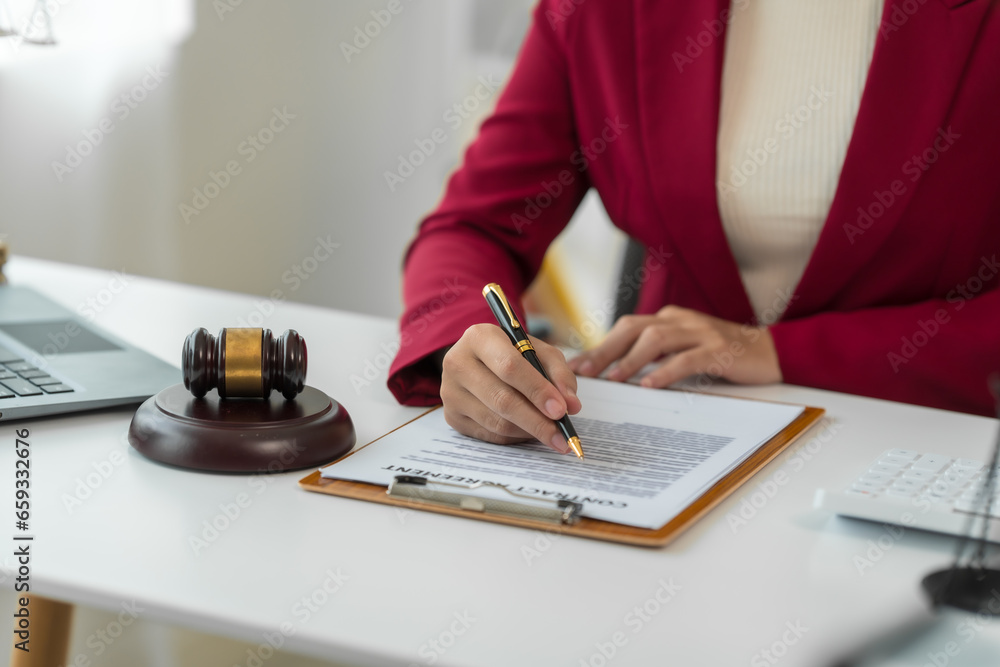 Asian female judge Asian lawyer, judge, lawyer working with legal ...