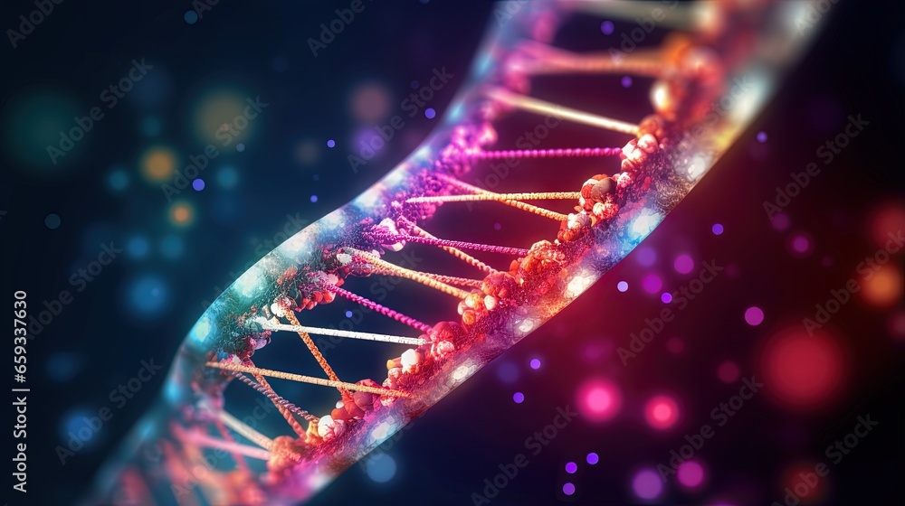 DNA, Deoxyribonucleic acid is a thread-like chain of nucleotides ...