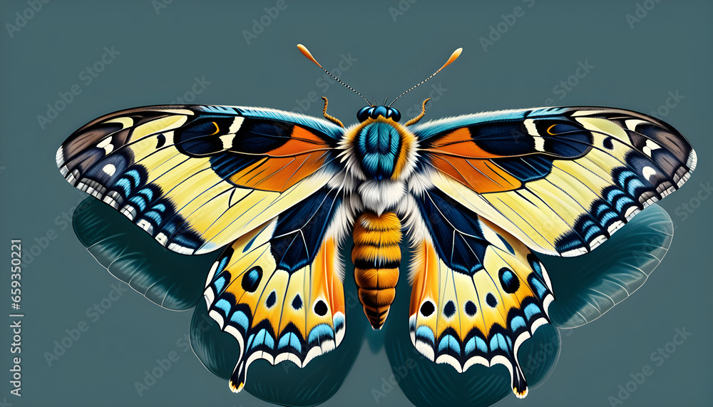 Capturing the Beauty of Night-Flying Tiger Moth in Colored Pencil Art ...