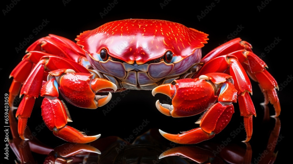 Female red land crab One of the most gorgeous fresh water crabs in the ...