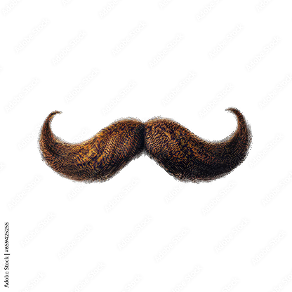 Mustache isolated on transparent and white background. Png transparent ...