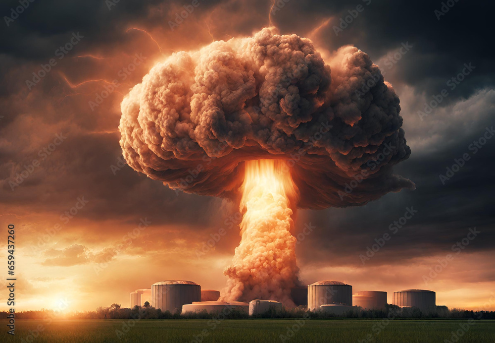 Nuclear Energy Plant, Reactor Core Facility, Nuclear Power Station ...