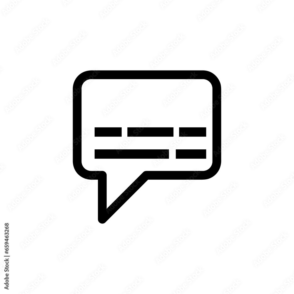 subtitle icon or logo sign, high quality vector black symbol flat ...