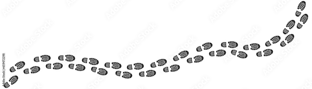 Step footprints paths. footstep prints and shoe steps . shoe tread ...