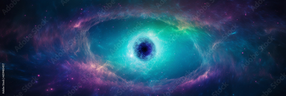 The mesmerizing Helix Nebula, often called the Eye of God, deeply ...