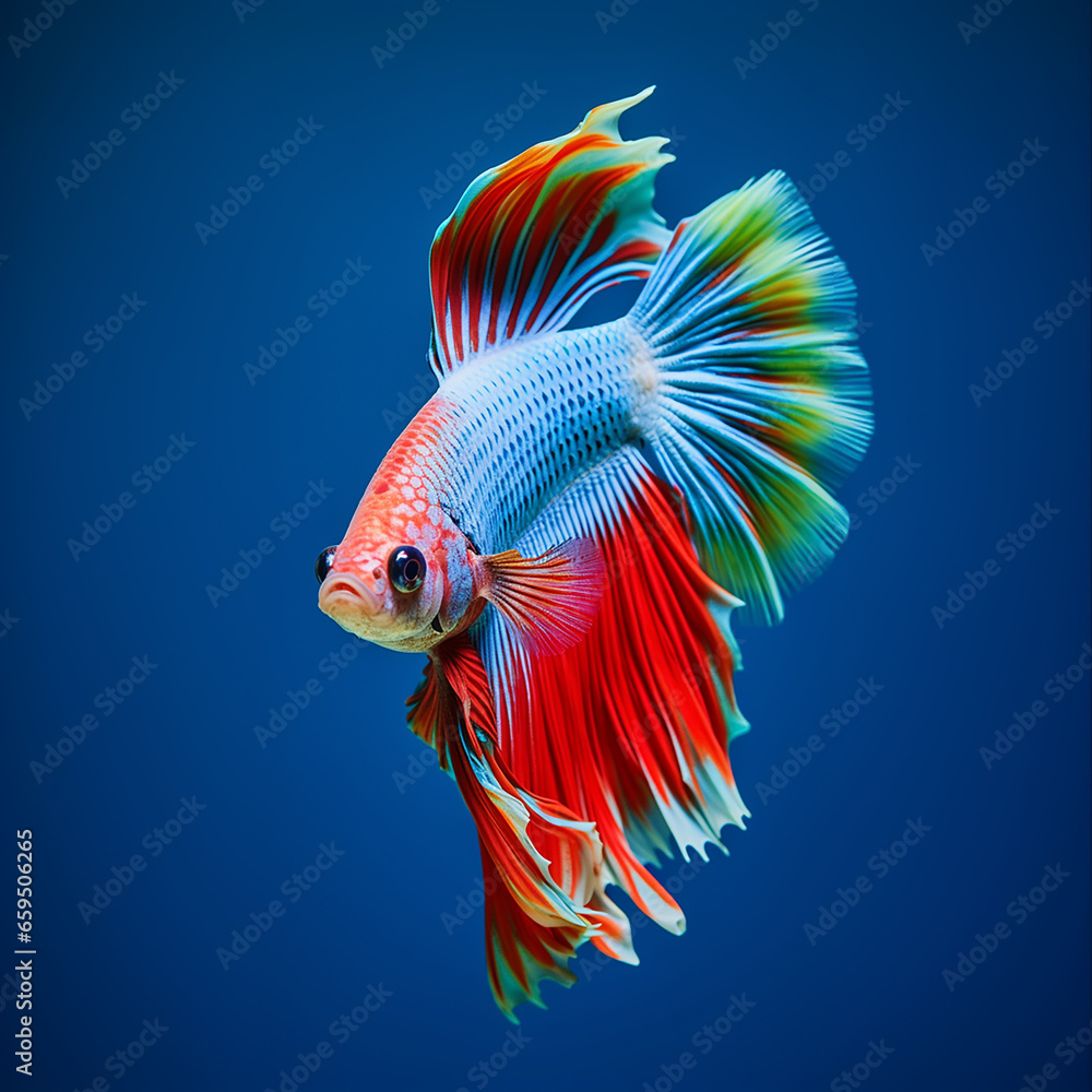 betta fish, Siamese fish fighters, ios background style, siamese fish ...