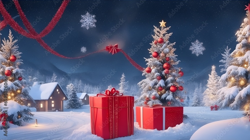 Christmas winter wonderland. Winter background. Winter wallpaper ...