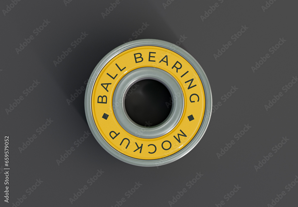 Top View of Ball Bearing Mockup Stock Template | Adobe Stock