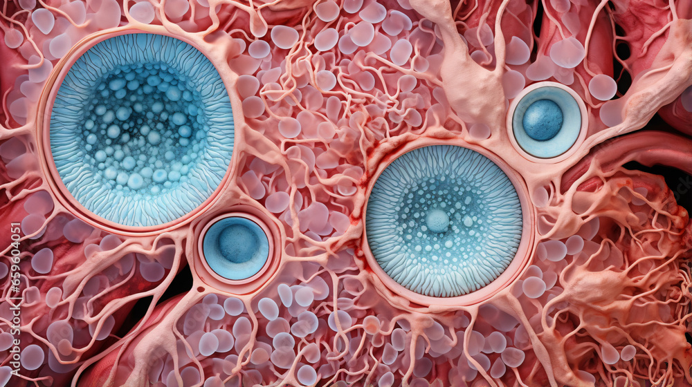 Human Ovary and Testis Cells Up Close: A Microscopic Perspective on ...