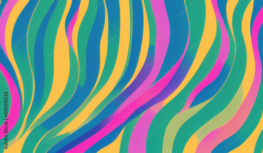 Motley pied stripes, waves, lines, curls and bumps. Abstract beautiful ...