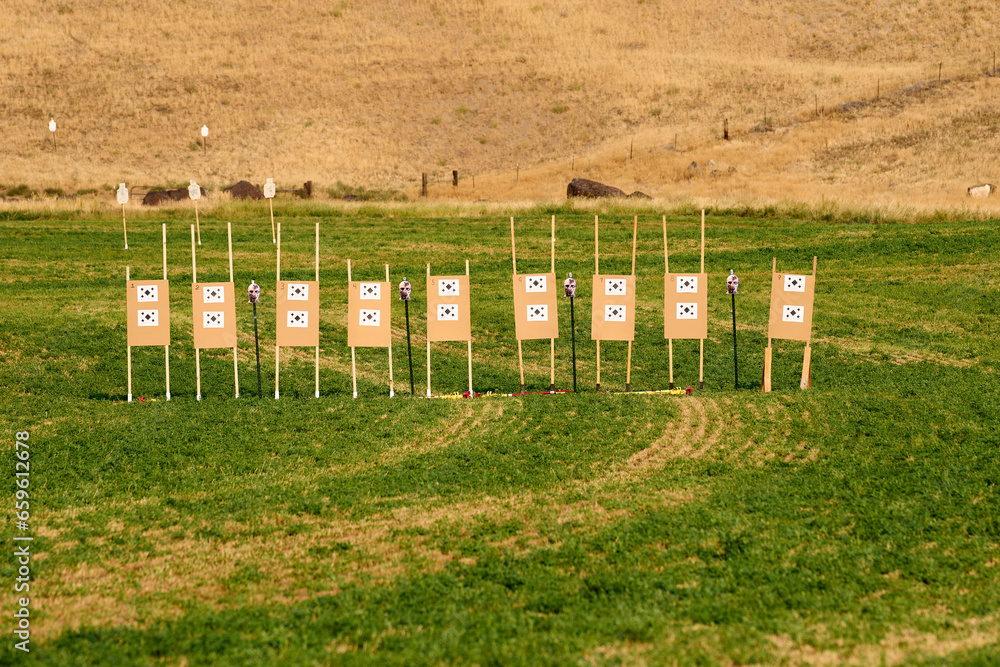 long range precision rifle zeroing verification target for MIL reticle ...