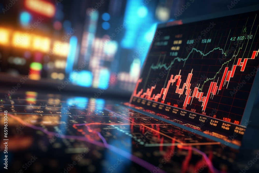 Visualizing investment trends with a digital stock market and forex ...