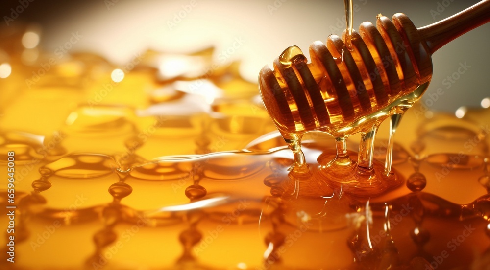 background with honey, golden honey wallpaper, pouring honey wallpaper ...