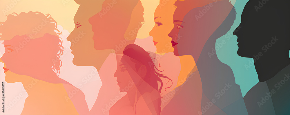 cross cultural, racial equality, multi ethical, diversity people. woman ...