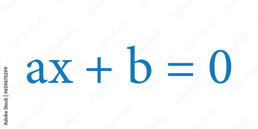 Linear equation. First degree equations. mathematics resources for ...