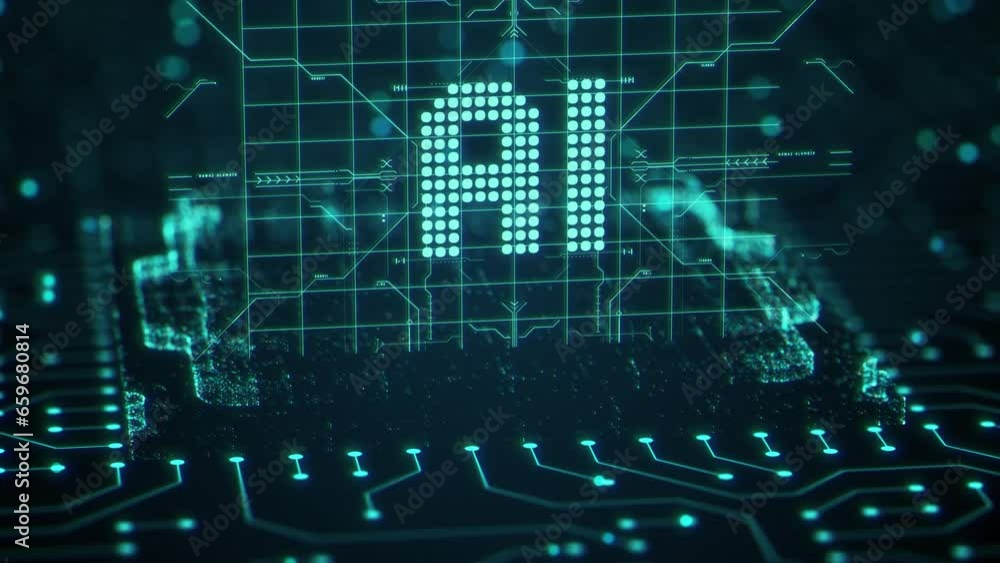 AI artificial intelligence and data mining. ChatGPT Deep learning ...